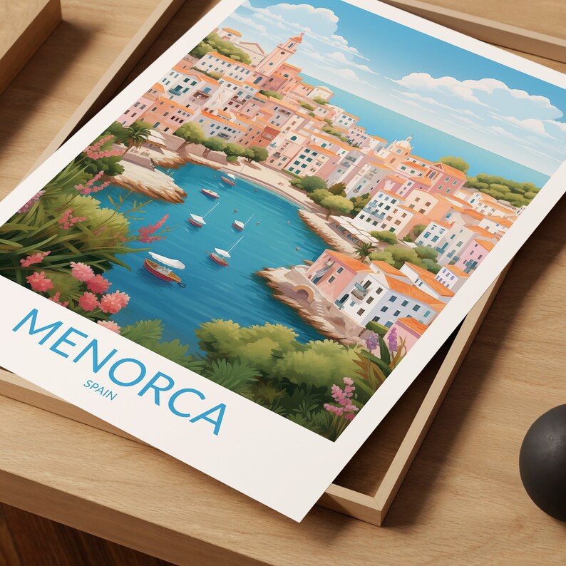 Menorca Print No 5, Menorca Poster, Menorca Wall Art, Menorca Art Print ...
