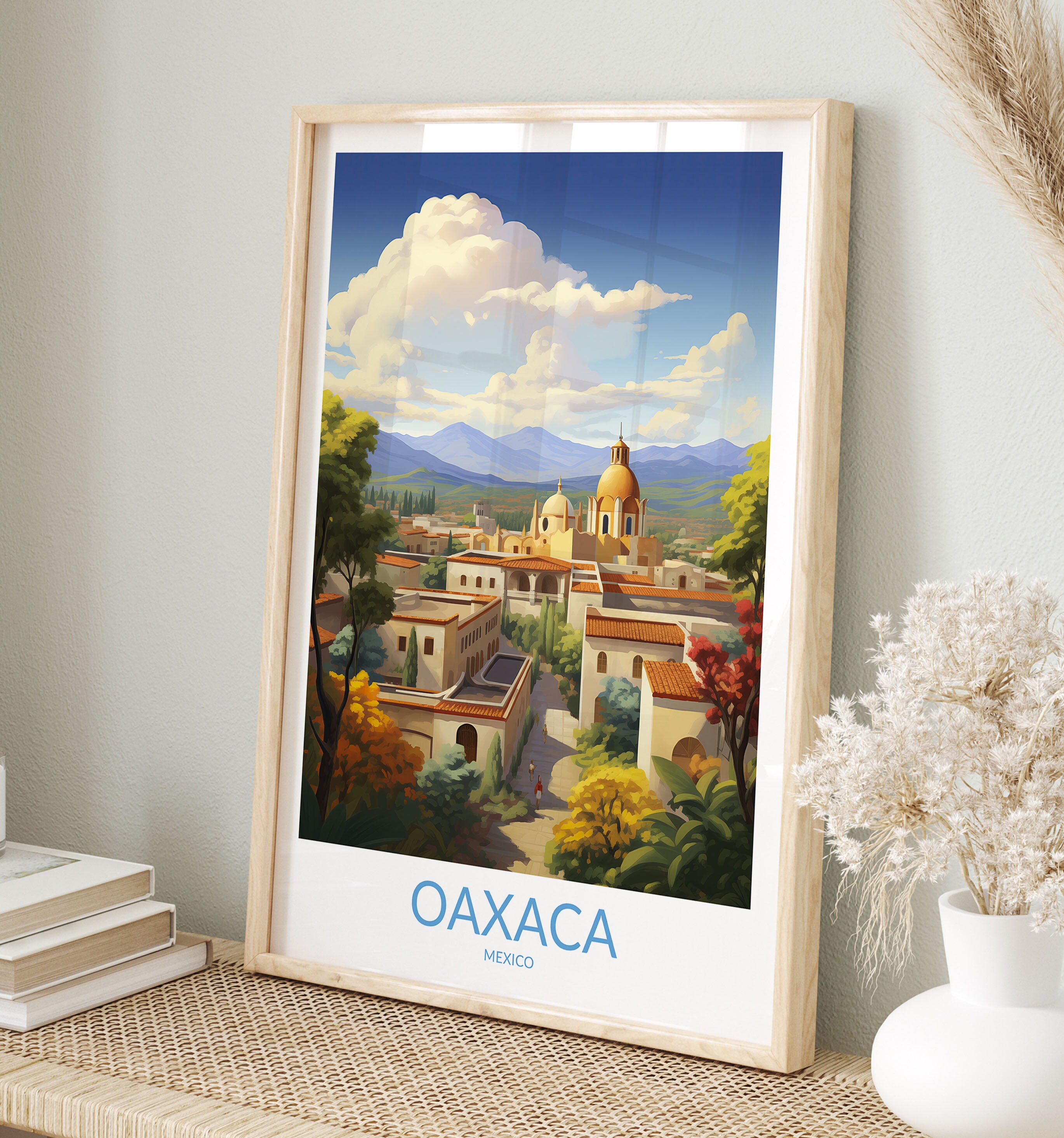 Oaxaca Print, Oaxaca Poster, Oaxaca Wall Art, Oaxaca Art Print, Oaxaca ...