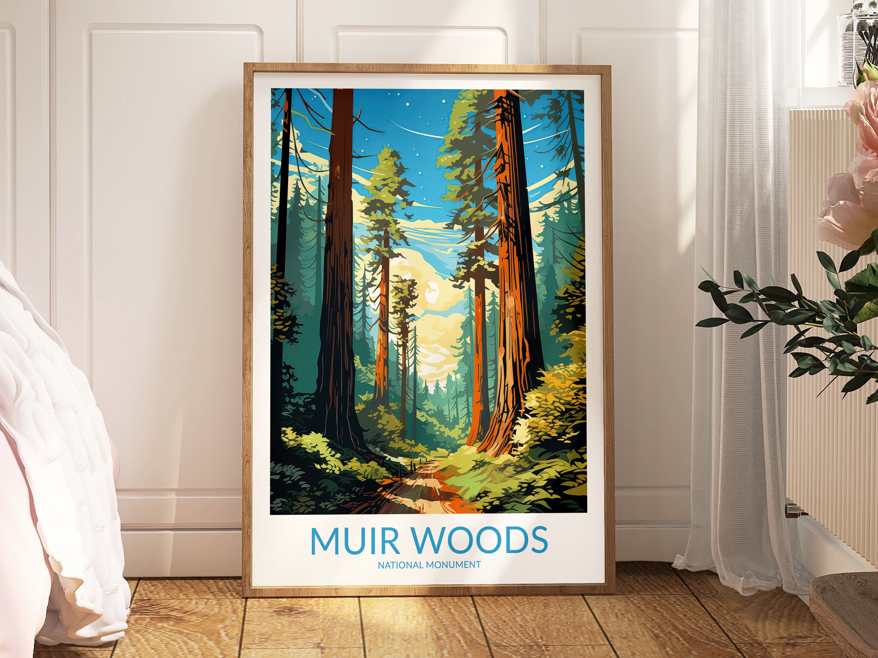 Muir Woods Print No 2, Affiche Muir Woods, Muir Woods Wall Art, Muir ...