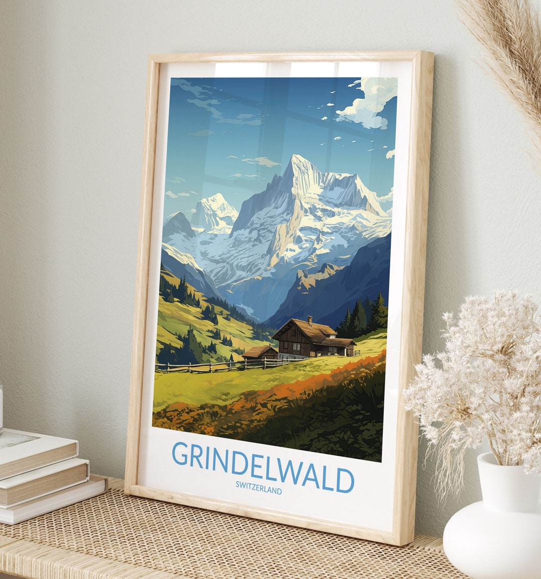 Grindelwald Print No 4, Grindelwald Poster, Grindelwald Wall Art ...