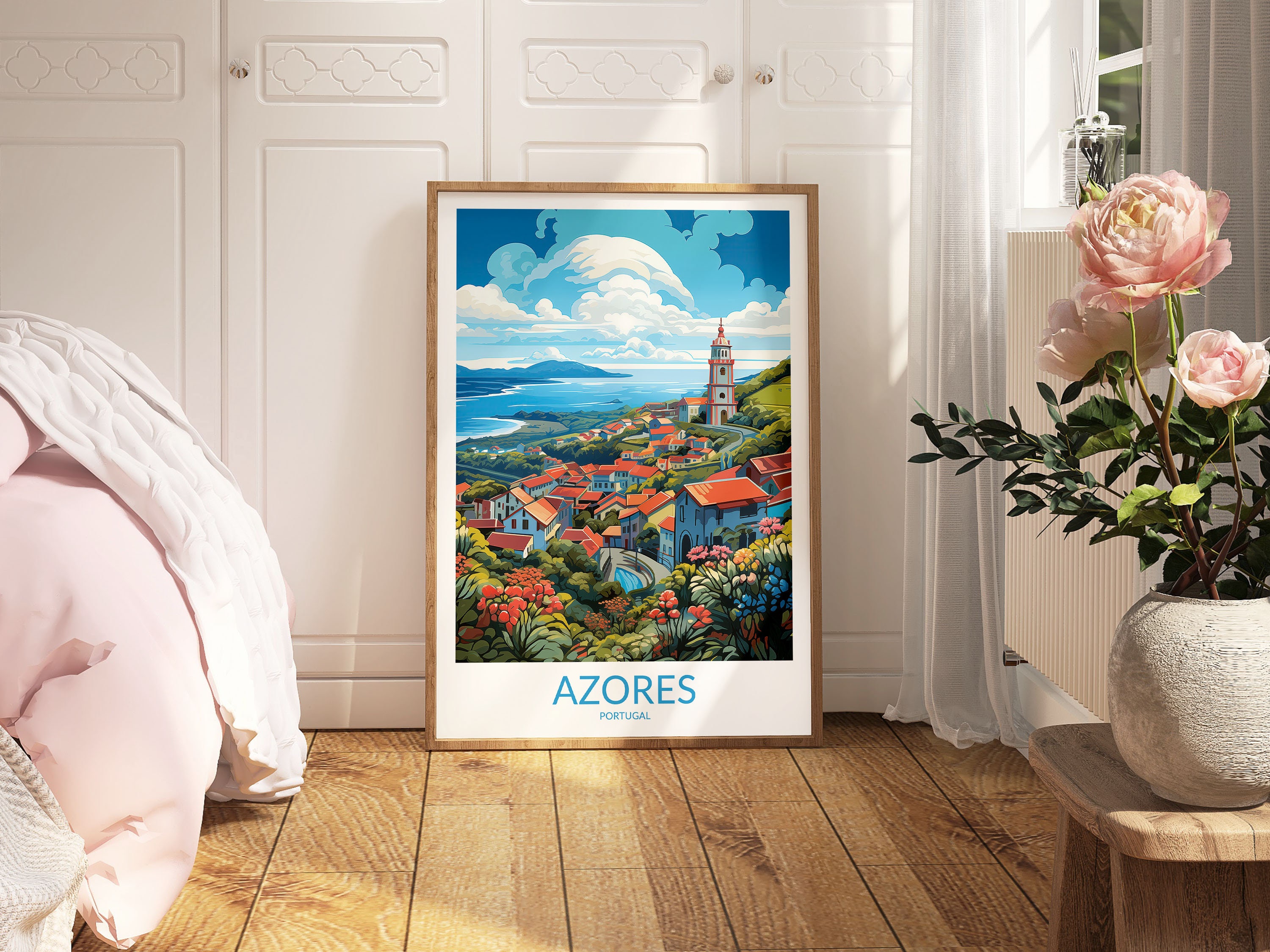 Azores Print No 5, Azores Poster, Azores Wall Art, Azores Art Print ...