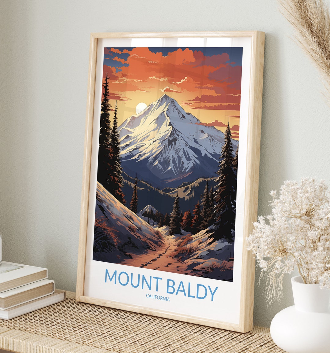 Mount Baldy Print, Mount Baldy Poster, Mount Baldy Wall Art, Mount ...