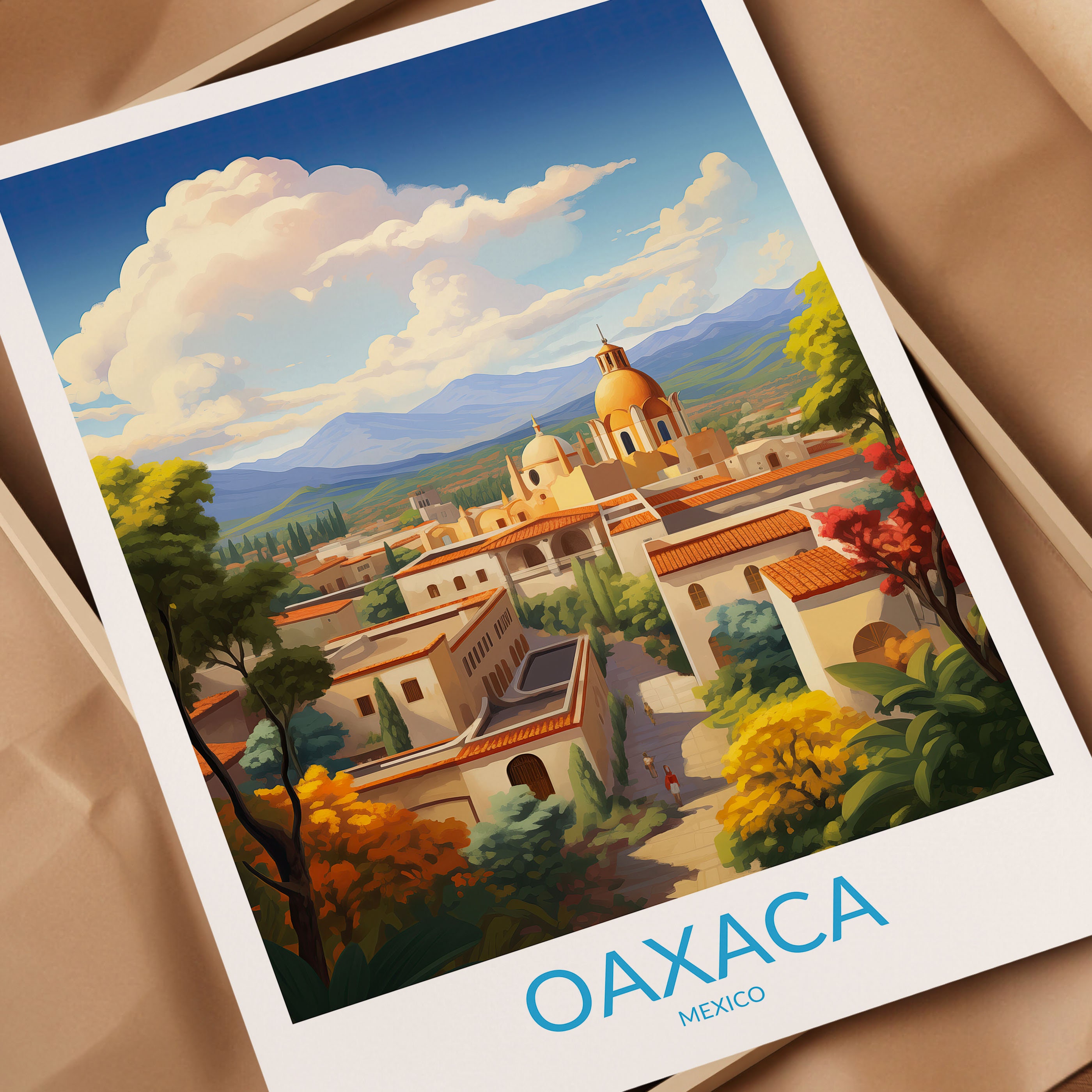Oaxaca Print, Oaxaca Poster, Oaxaca Wall Art, Oaxaca Art Print, Oaxaca ...