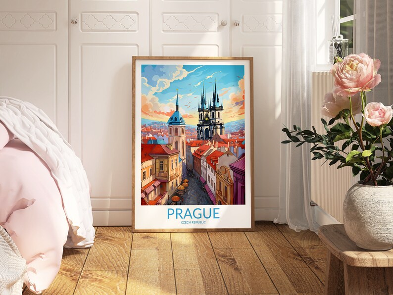 Prague Print No 6, Prague Poster, Prague Wall Art, Prague Art Print ...