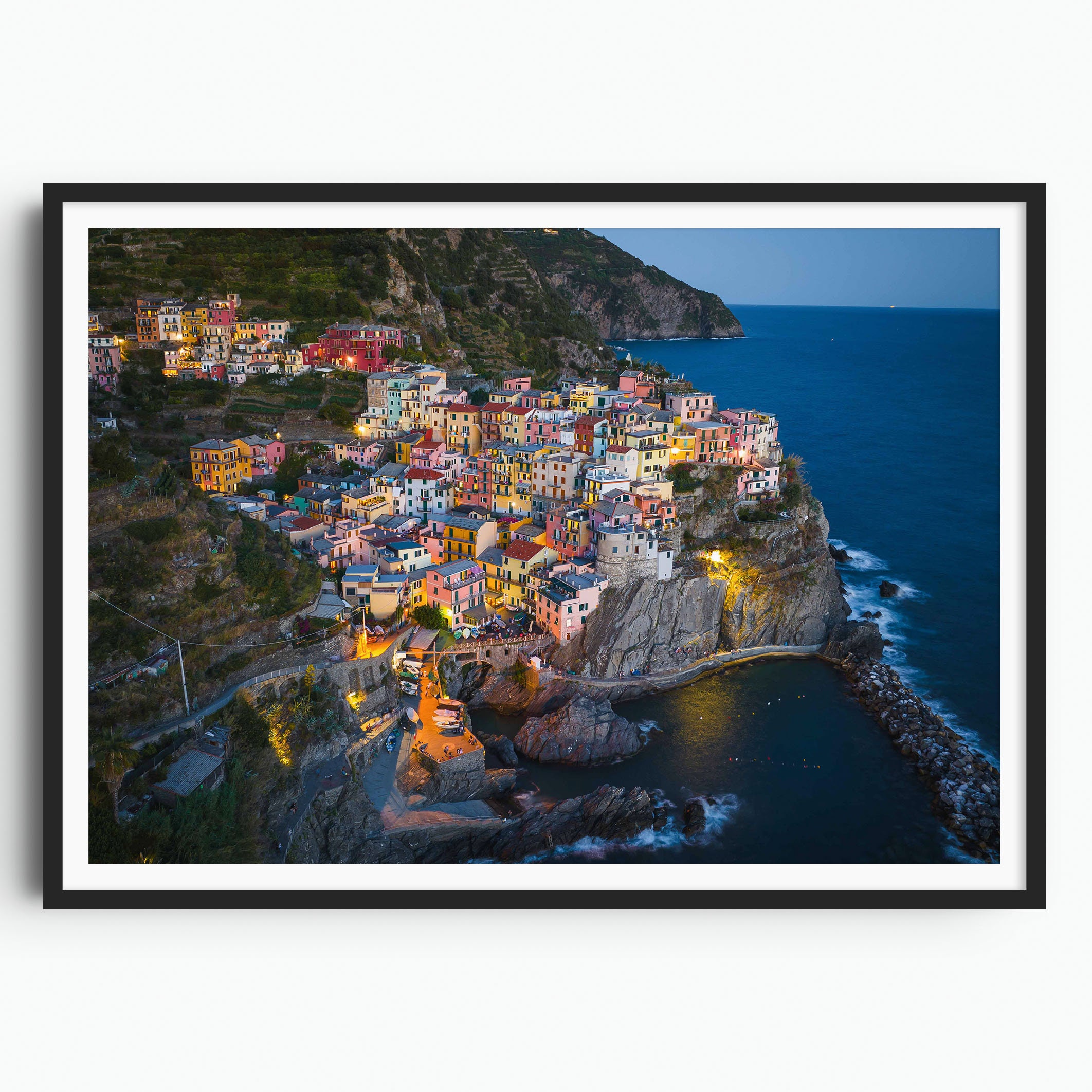 Cinque Terre Print, Manarola Coastal Town, Italy Wall Art, Travel Gift ...