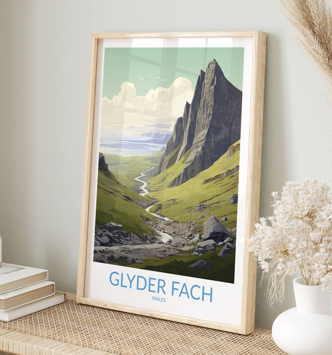 Glyder Fach Print No 7, Affiche Glyder Fach, Glyder Fach Wall Art ...