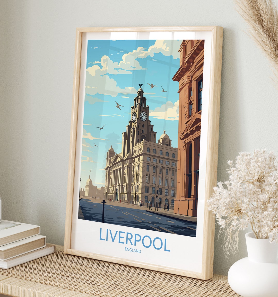 Liverpool Print No 2, Liverpool Poster, Liverpool Wall Art, Liverpool ...