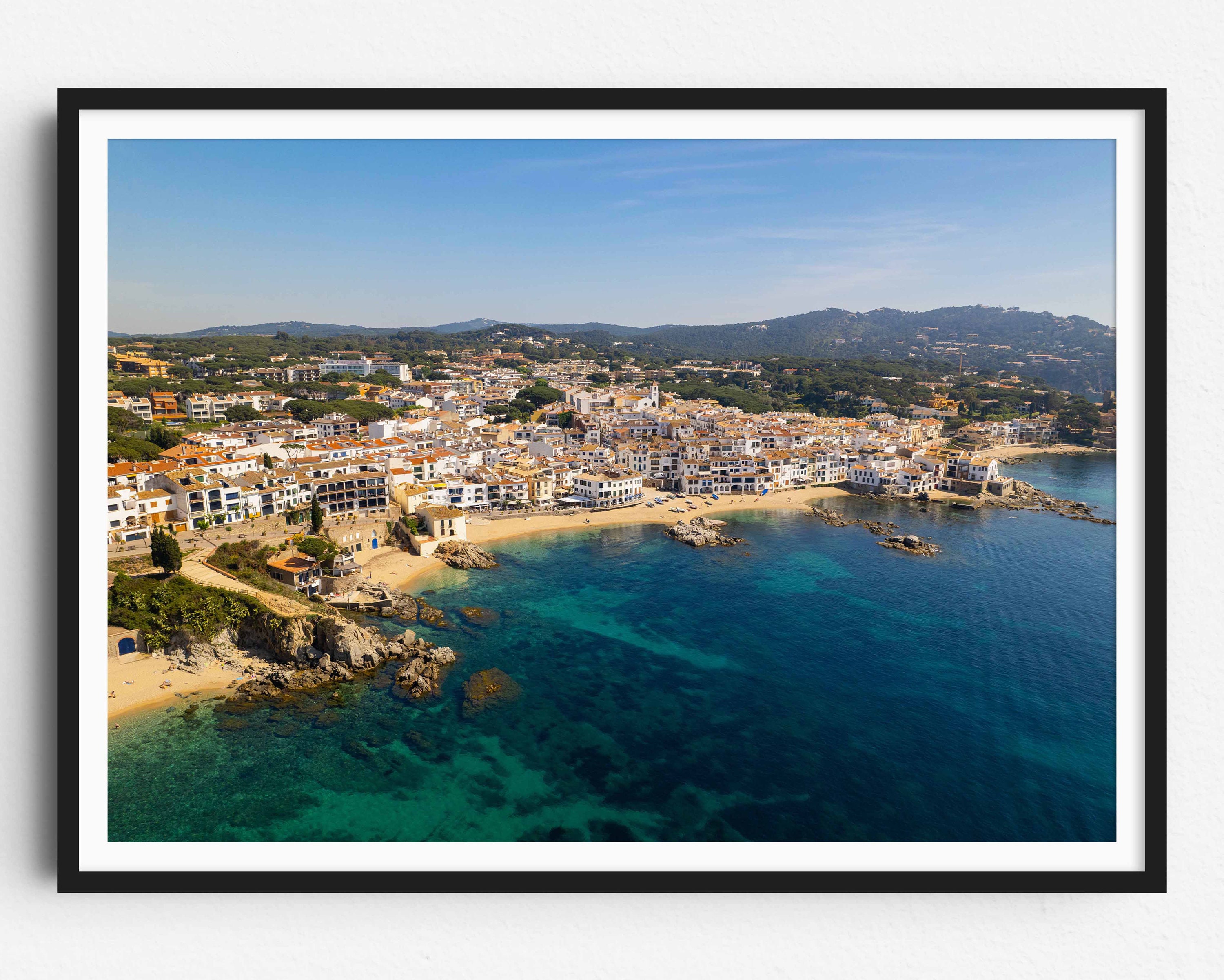 Calella De Palafrugell Aerial Photo Print, Costa Brava Print Spain ...