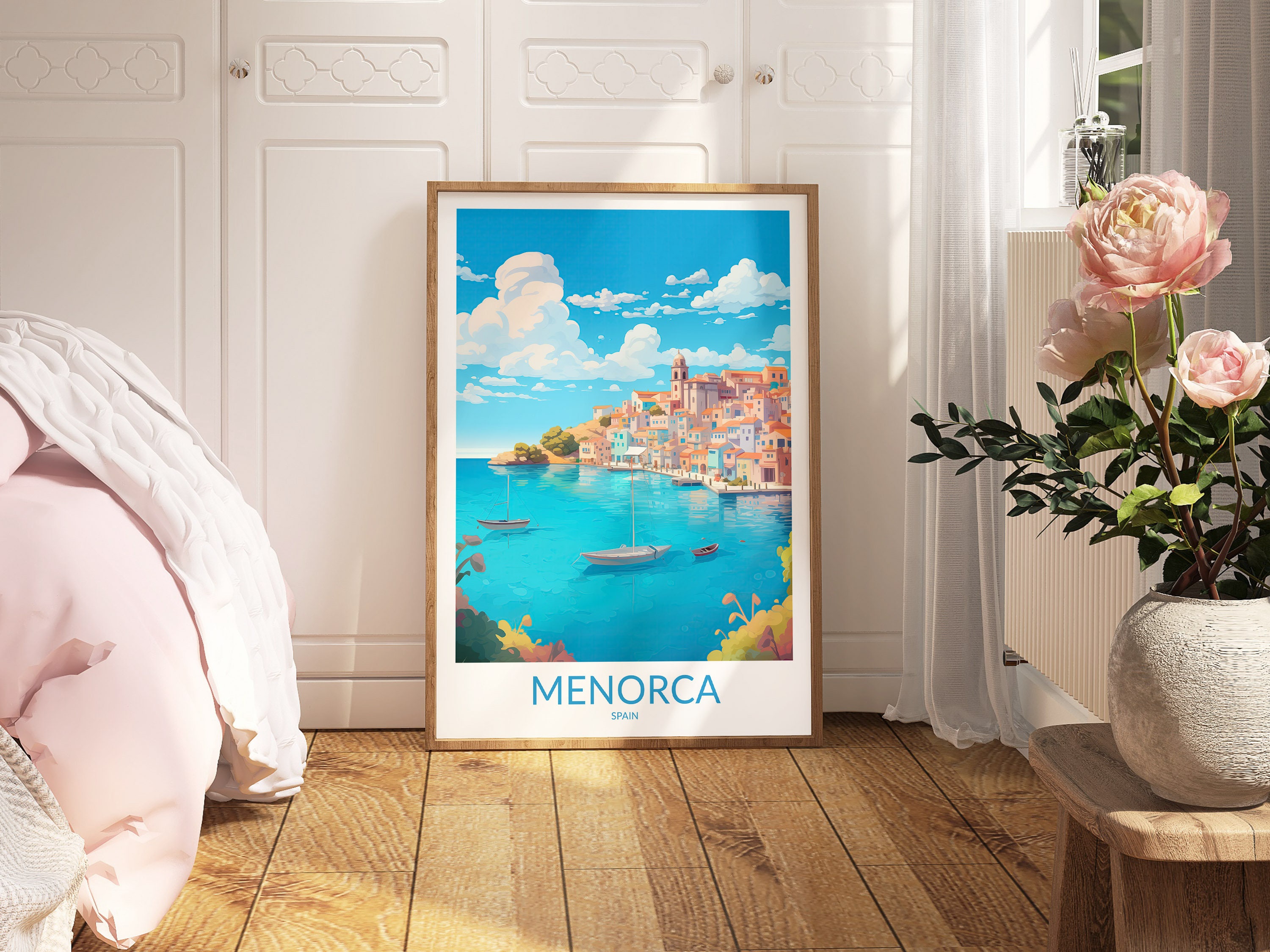 Menorca Print No 10, Menorca Poster, Menorca Wall Art, Menorca Art ...
