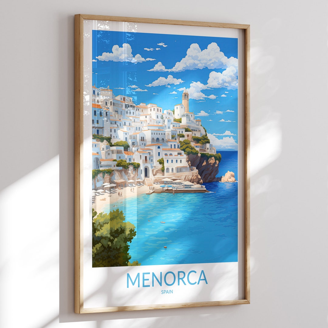 Menorca Print No 8, Menorca Poster, Menorca Wall Art, Menorca Art Print ...