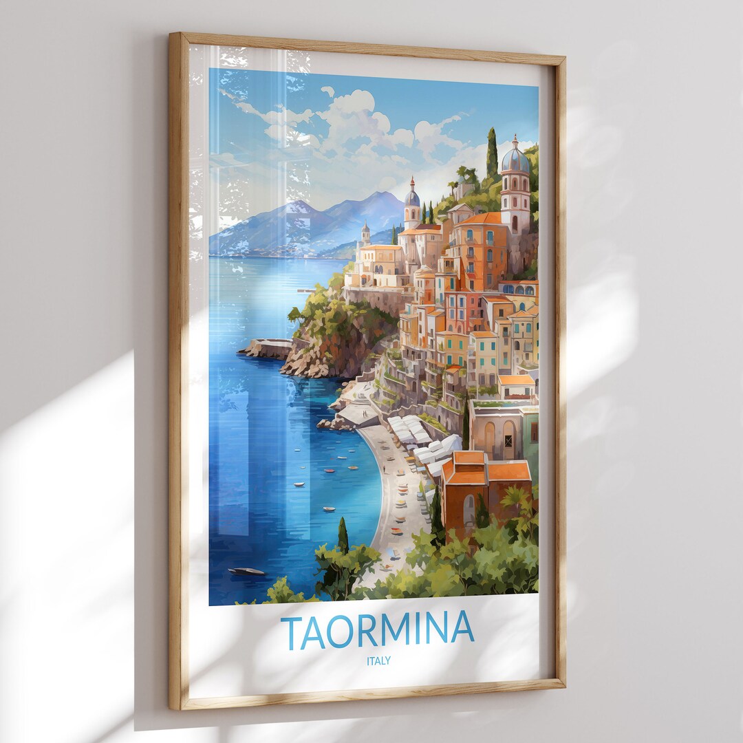 Taormina Print, Taormina Poster, Taormina Wall Art, Taormina Art Print ...