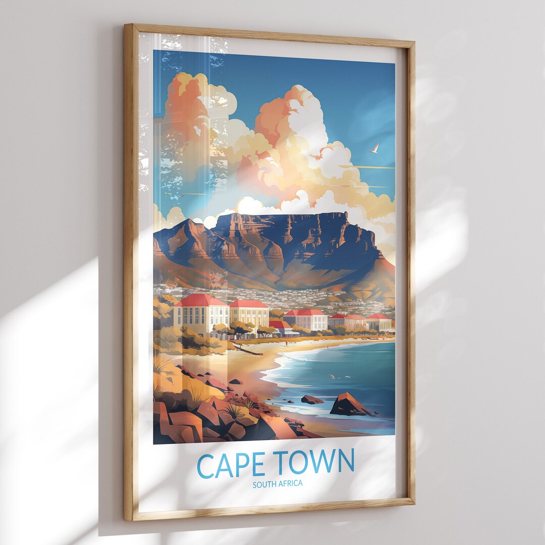 Cape Town Print Cape Town Poster Cape Town Wall Art Cape - Etsy