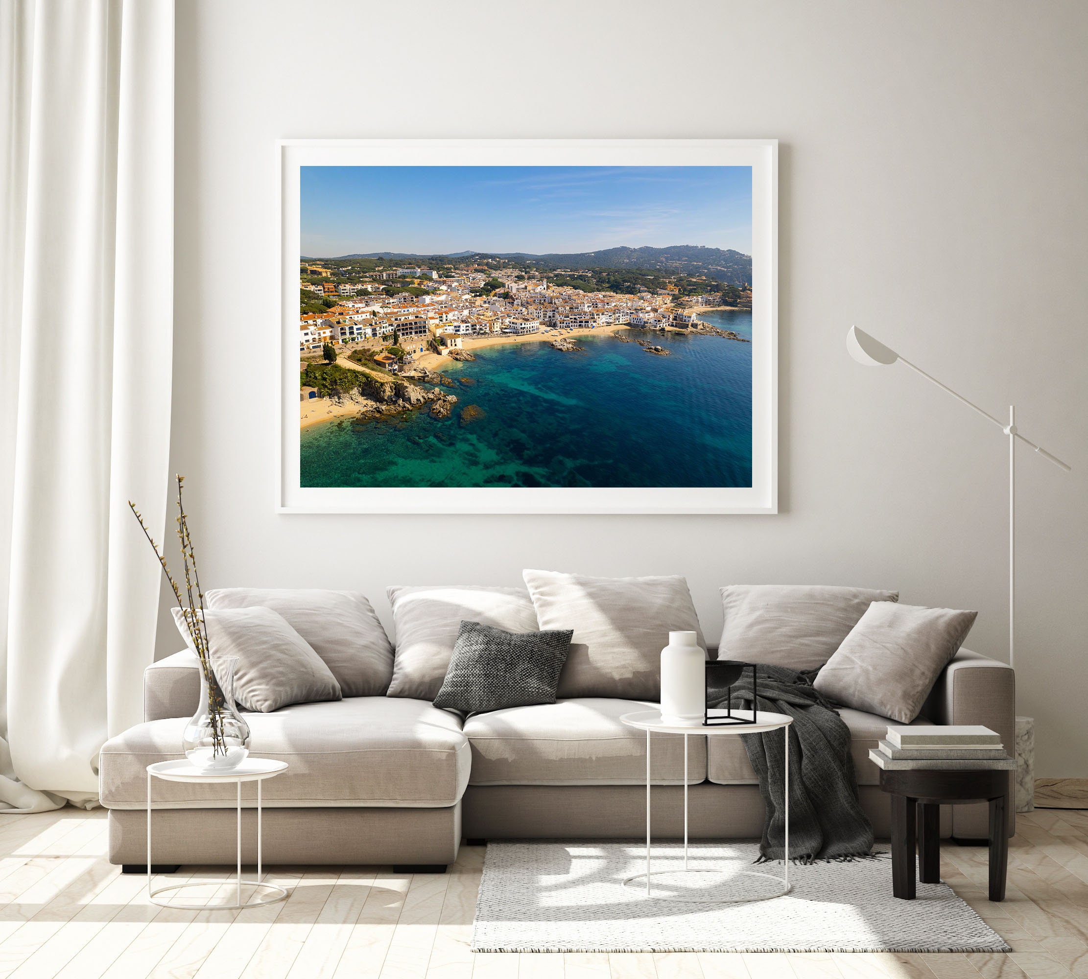 Calella De Palafrugell Aerial Photo Print, Costa Brava Print Spain ...