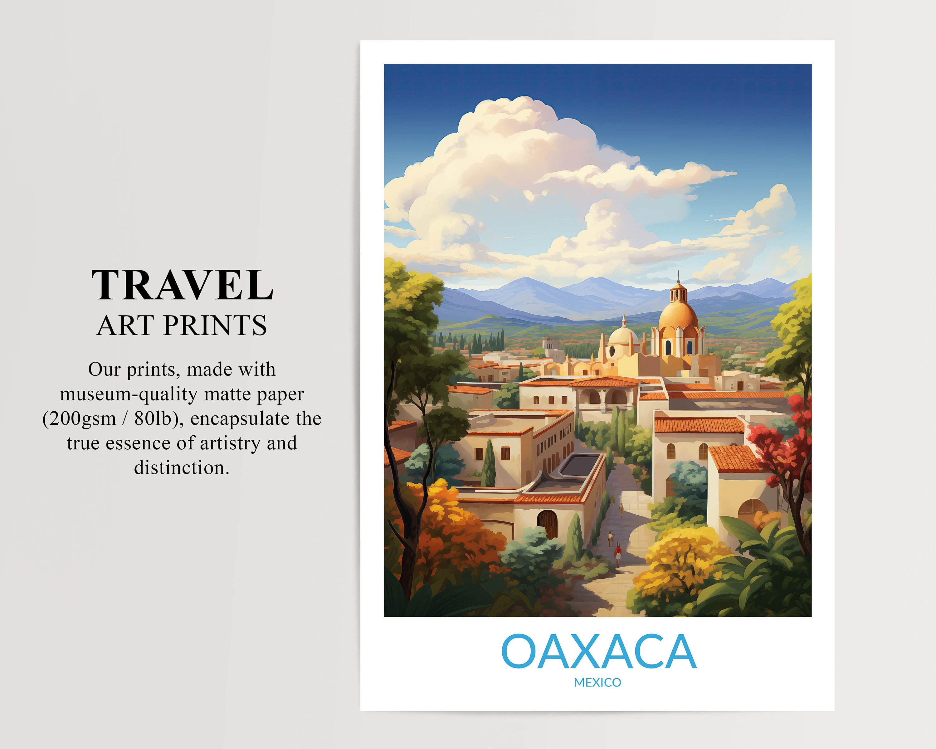 Oaxaca Print, Oaxaca Poster, Oaxaca Wall Art, Oaxaca Art Print, Oaxaca ...