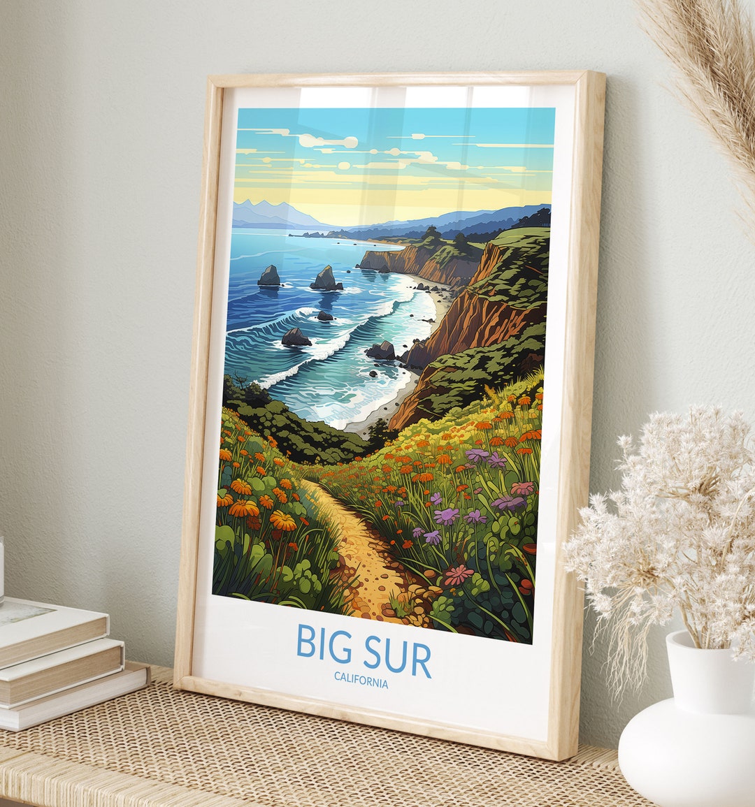 Big Sur Print No 5, Big Sur Art Print, Big Sur Artwork, Home Decor ...