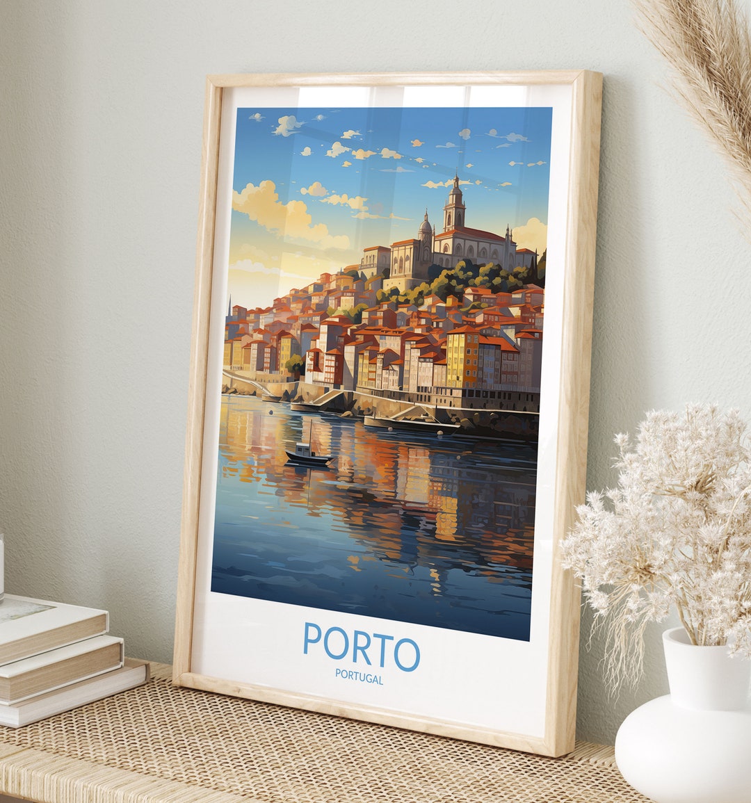 Porto Travel Print No 5, Porto Poster, Porto Traveler Gift, Portugal ...