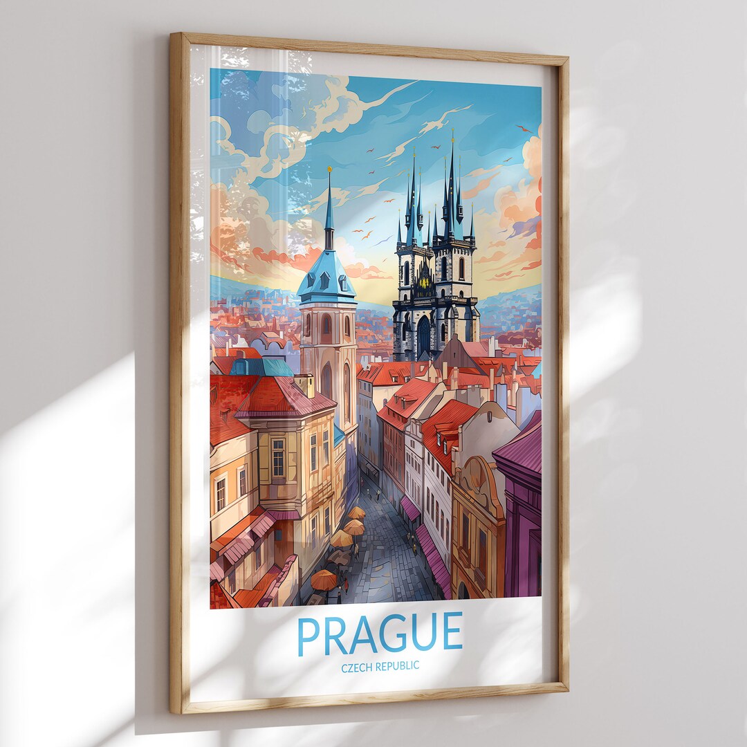 Prague Print No 6, Prague Poster, Prague Wall Art, Prague Art Print ...