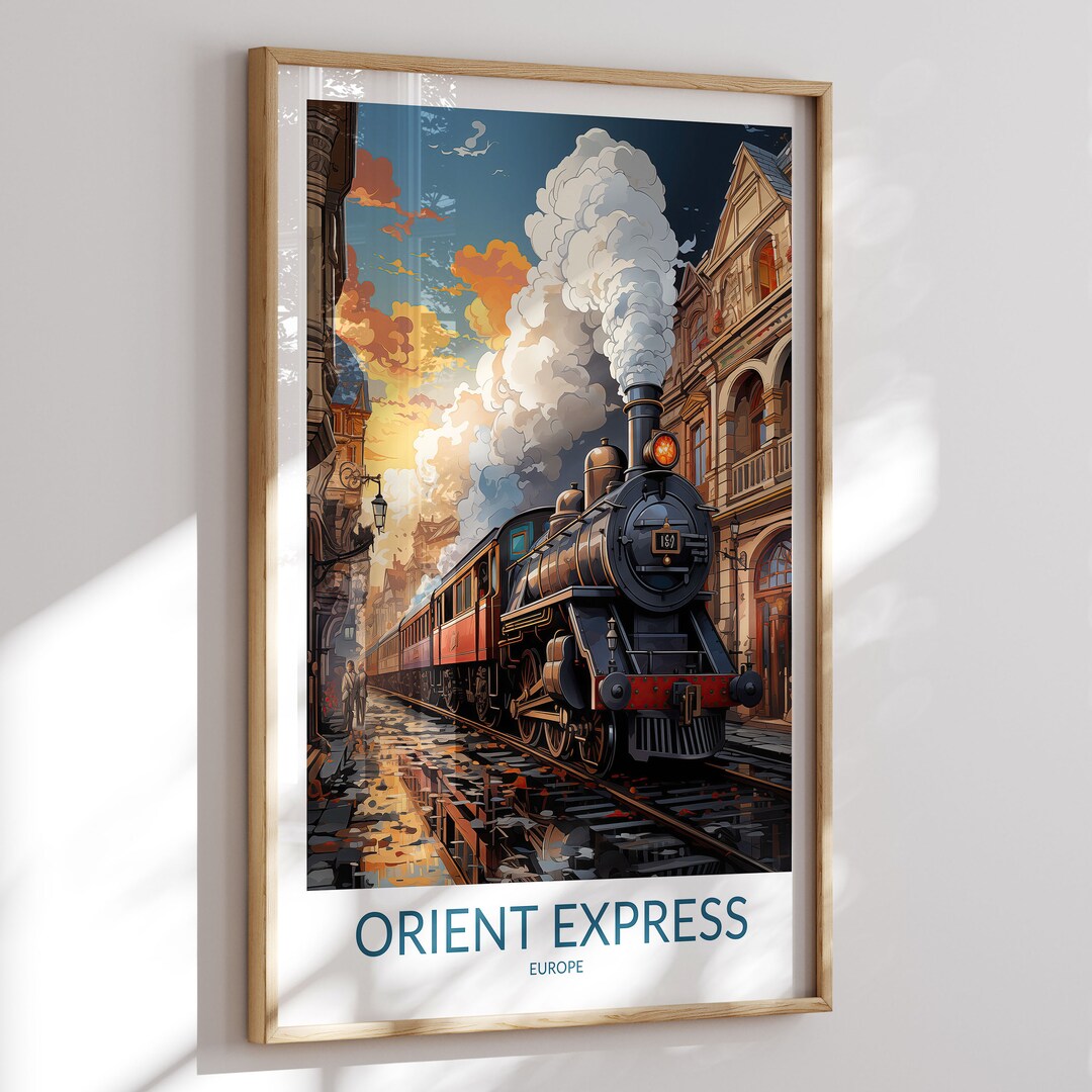 Orient Express Print No 6, Orient Express Poster, Orient Express Wall ...