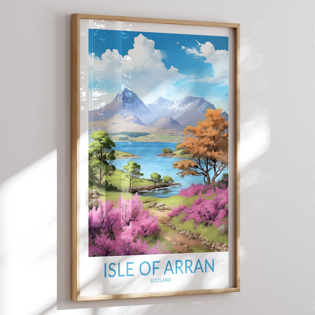 Isle of Arran Print, Isle of Arran Poster, Isle of Arran Wall Art, Isle ...