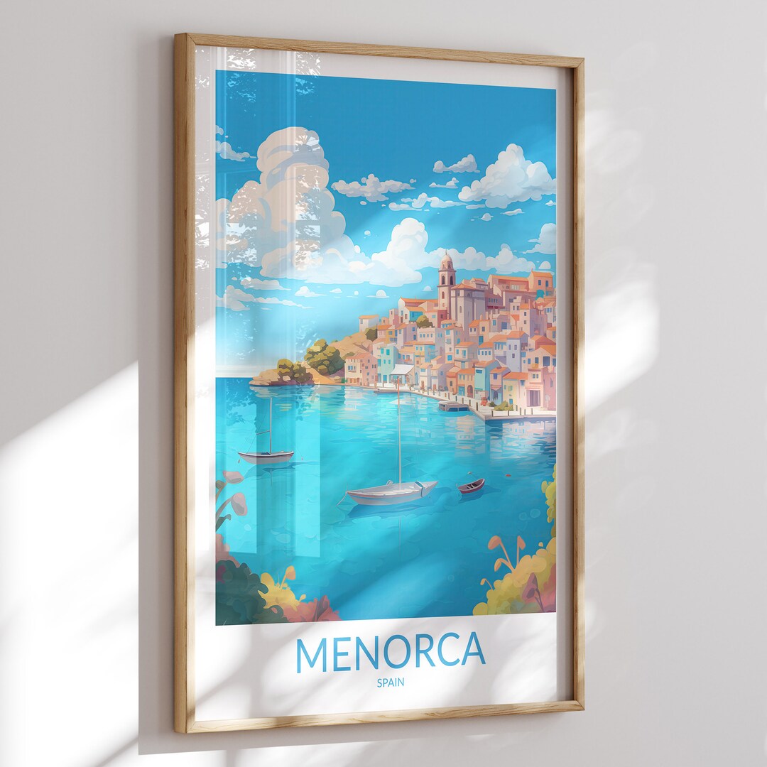 Menorca Print No 10, Menorca Poster, Menorca Wall Art, Menorca Art ...
