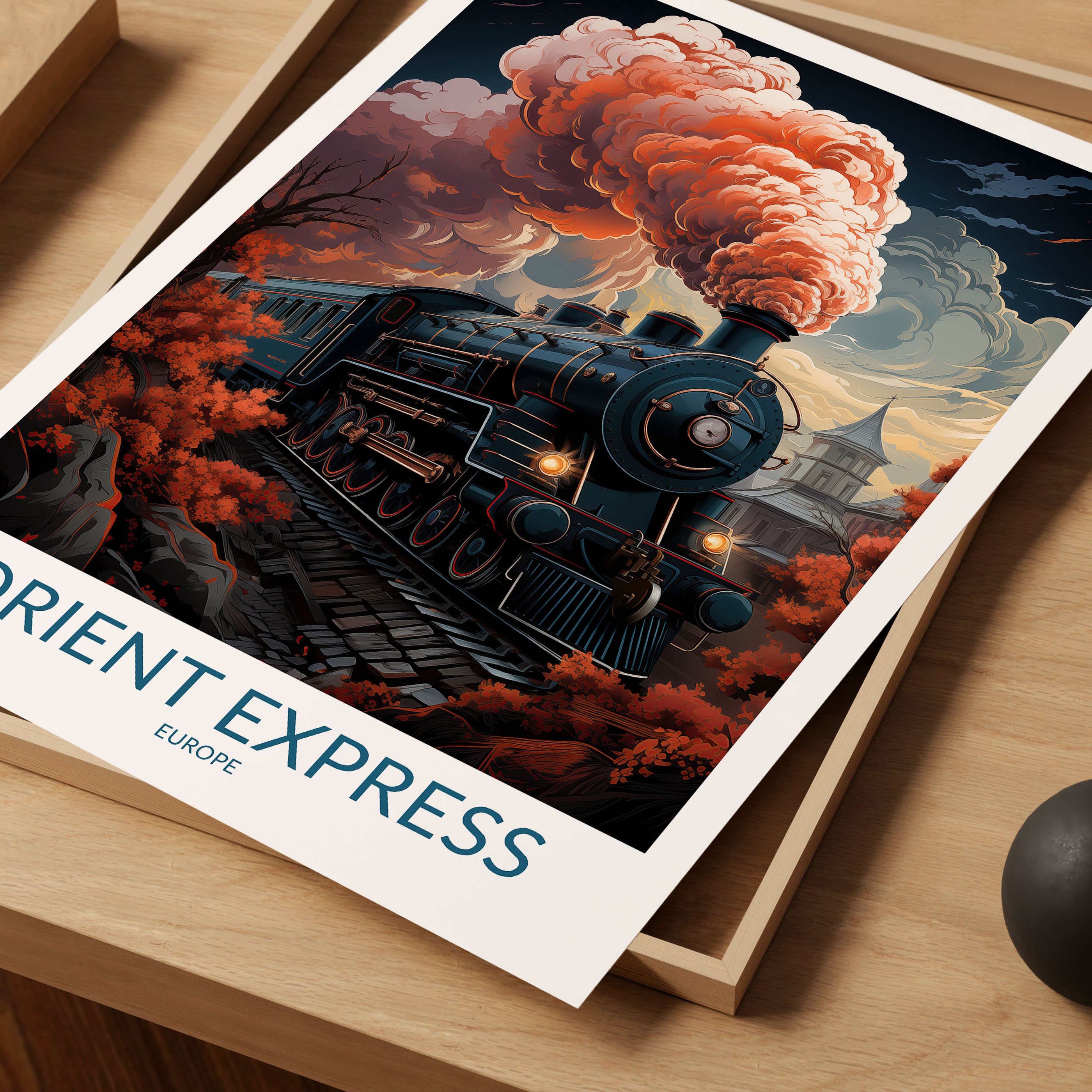Orient Express Print No 2, Orient Express Poster, Orient Express Wall ...