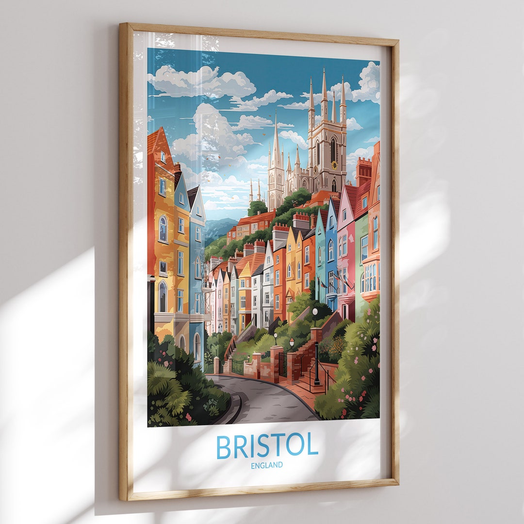 Bristol Print, Bristol Poster, Bristol Wall Art, Bristol Art Print ...