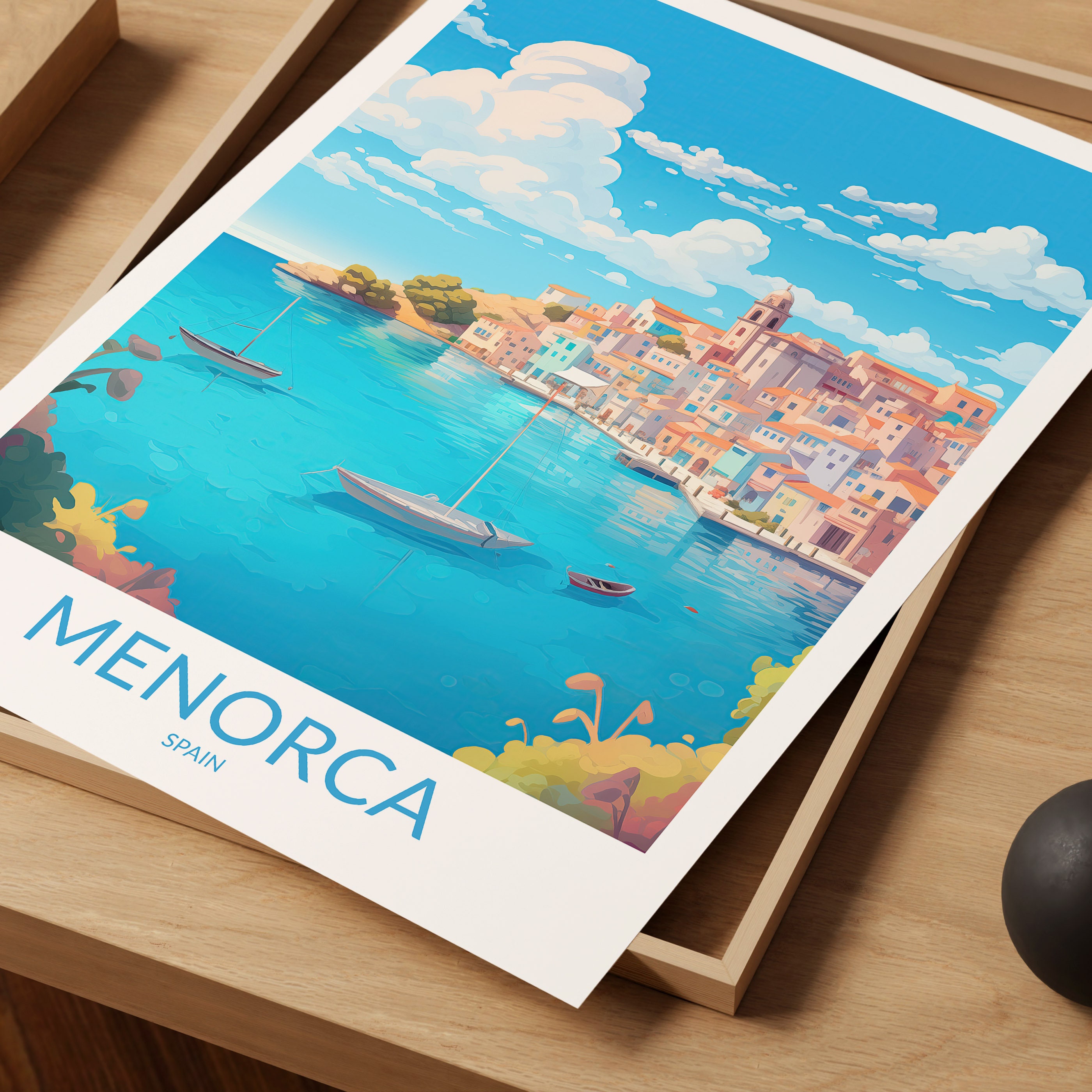 Menorca Print No 10, Menorca Poster, Menorca Wall Art, Menorca Art ...