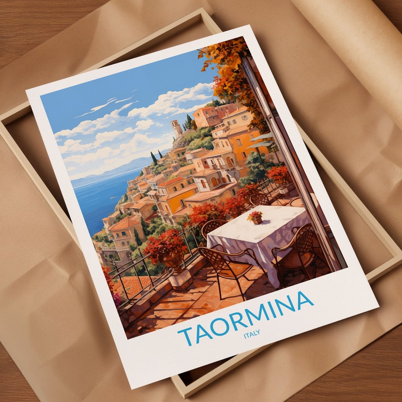 Taormina Print No 7, Taormina Poster, Taormina Wall Art, Taormina Art ...