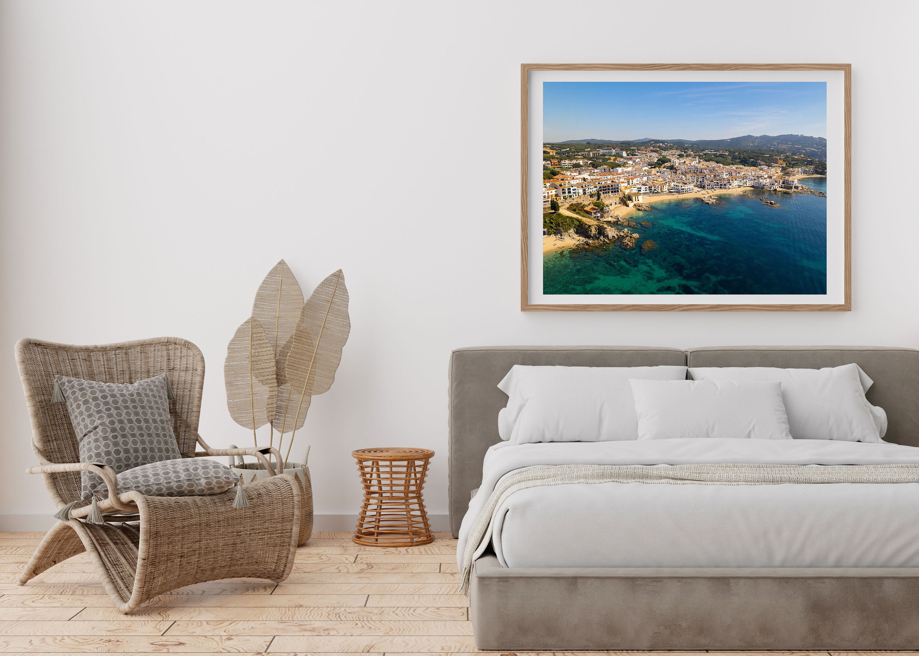 Calella De Palafrugell Aerial Photo Print, Costa Brava Print Spain ...