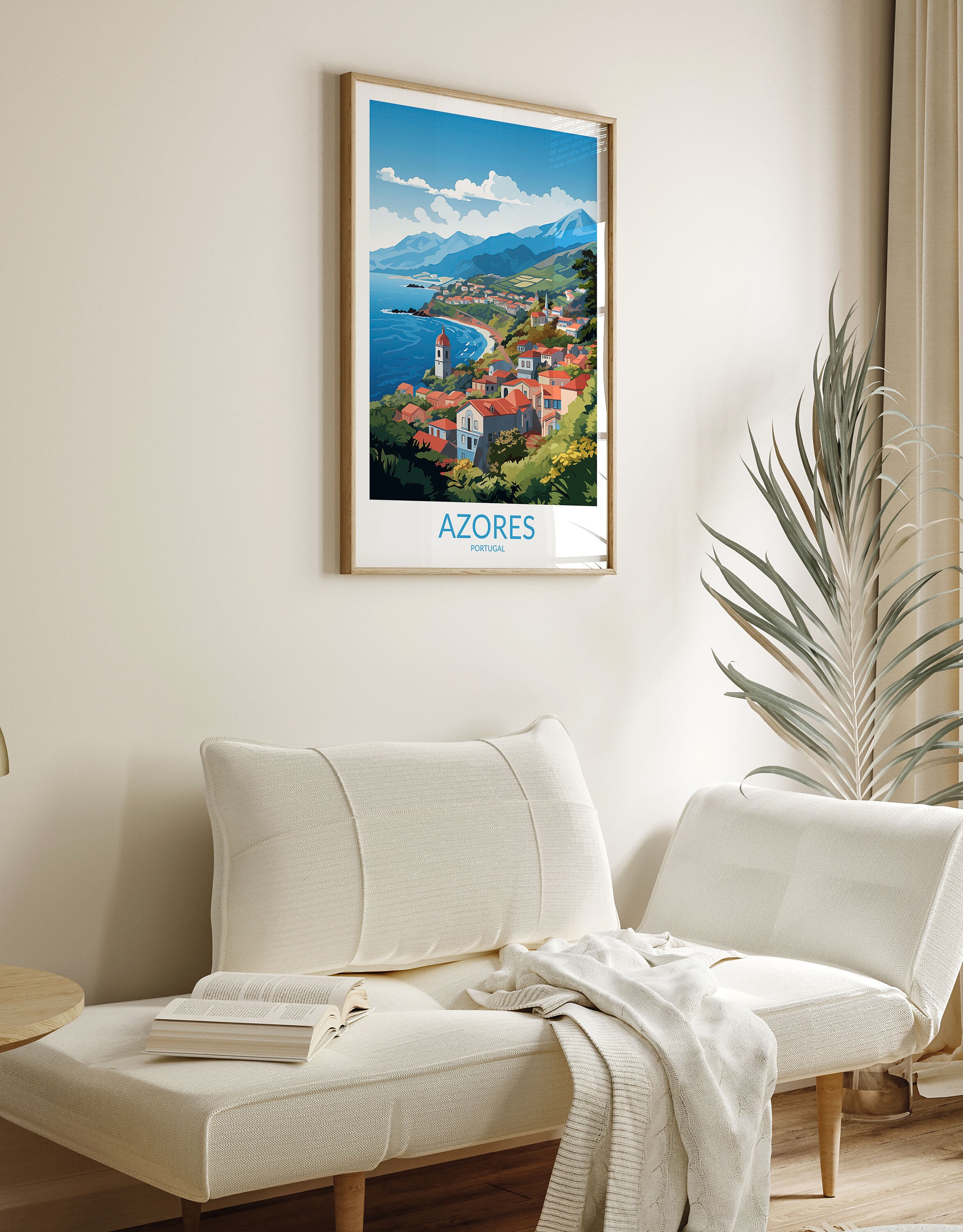 Azores Print No 2, Azores Poster, Azores Wall Art, Azores Art Print ...