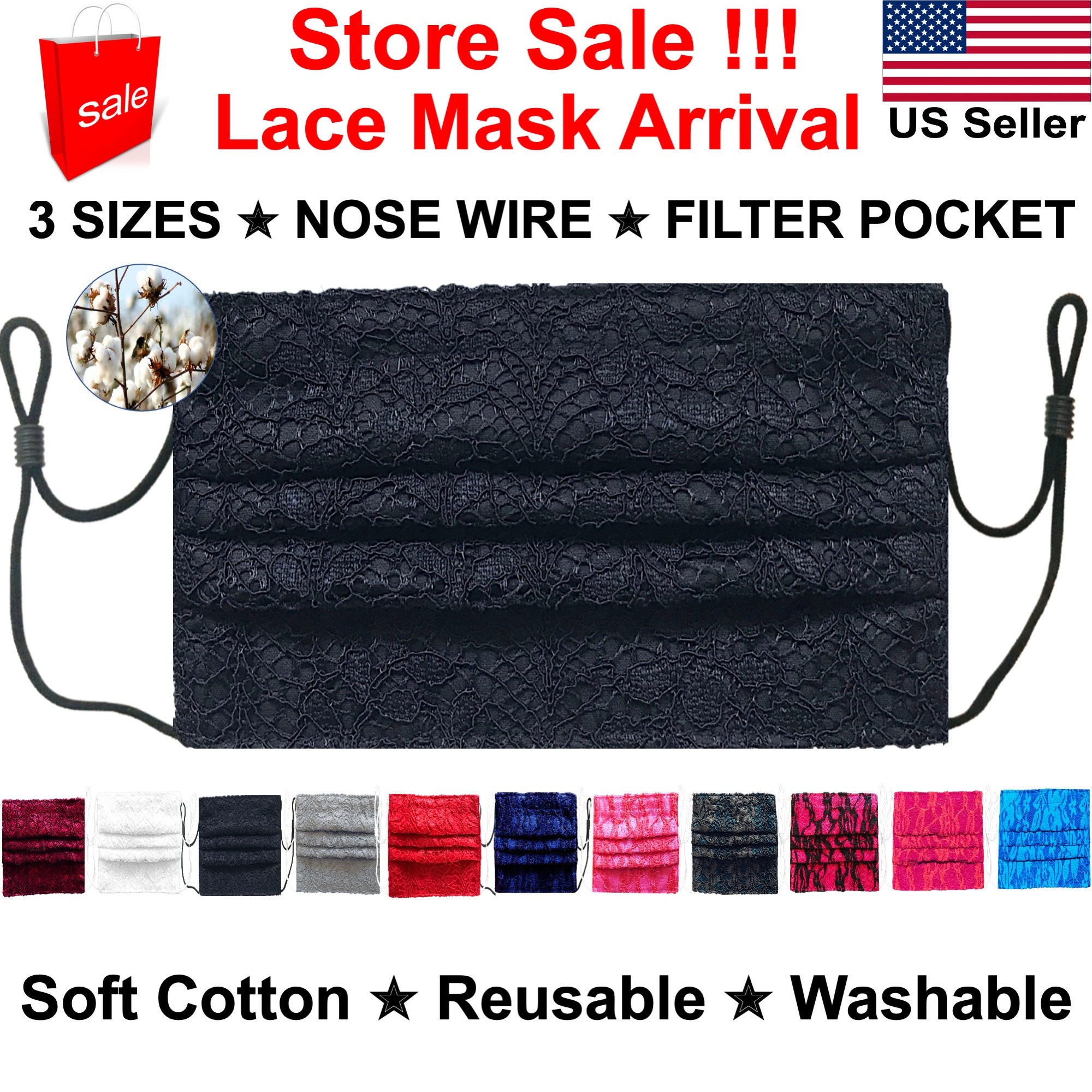 Black Lace Face Mask Lace Mask Lace Face Mask for Woman - Etsy