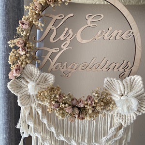 Welcome Door Sign, Kiz Evine Hosgeldiniz Kapi Susu, Nisan Kapi Susu ...