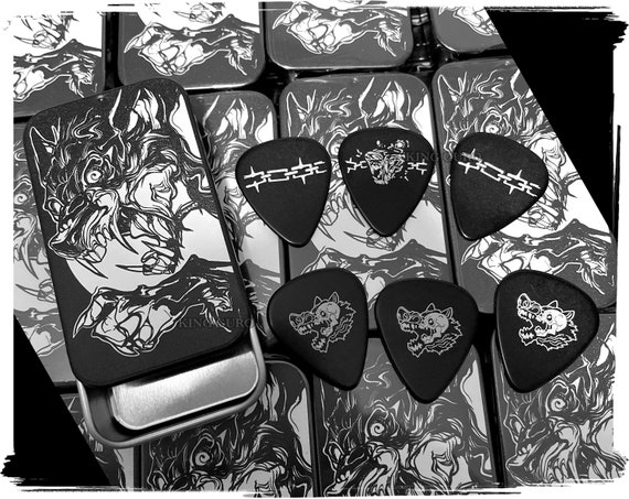 King Guro: Werewolf Guitar Pick Tin Includes 6 Heavy Picks - Etsy