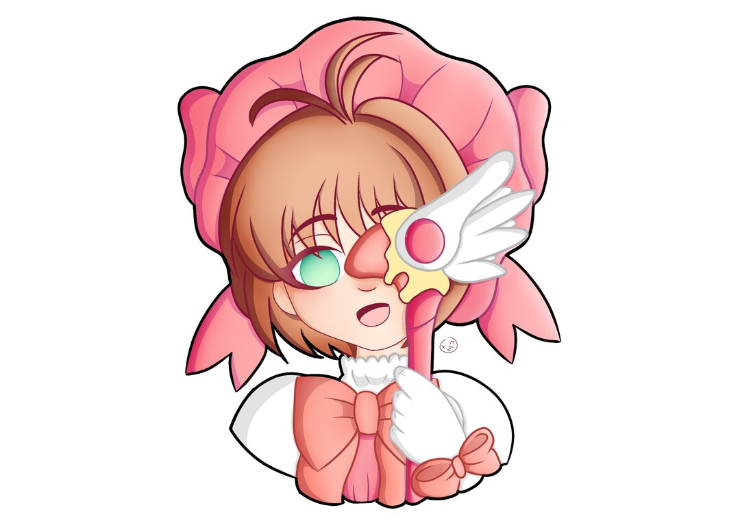 Sakura Card Captor Sticker / Sticker of Sakura - Etsy