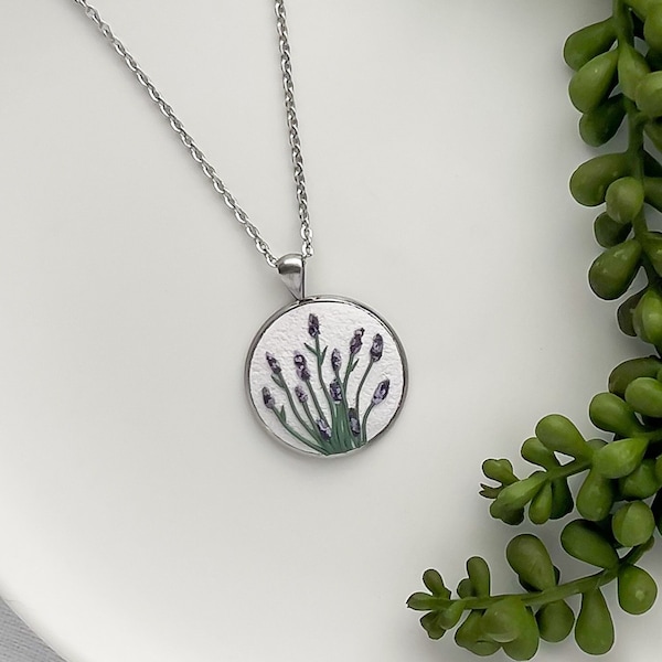 Lavender Necklace - Etsy