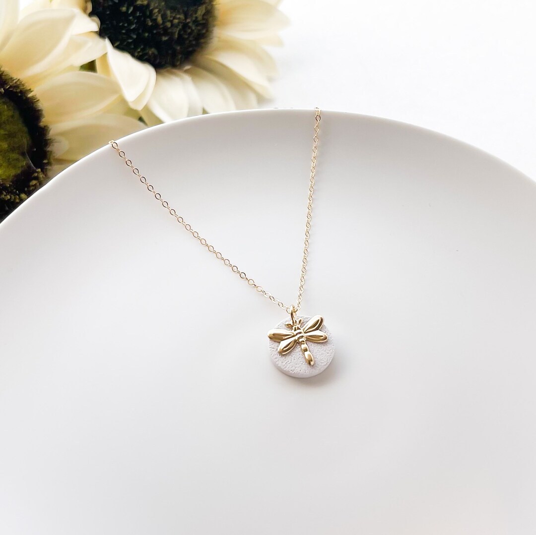 Dragonfly Necklace Gold, Dragonfly Gifts for Women, Dainty Necklace for ...