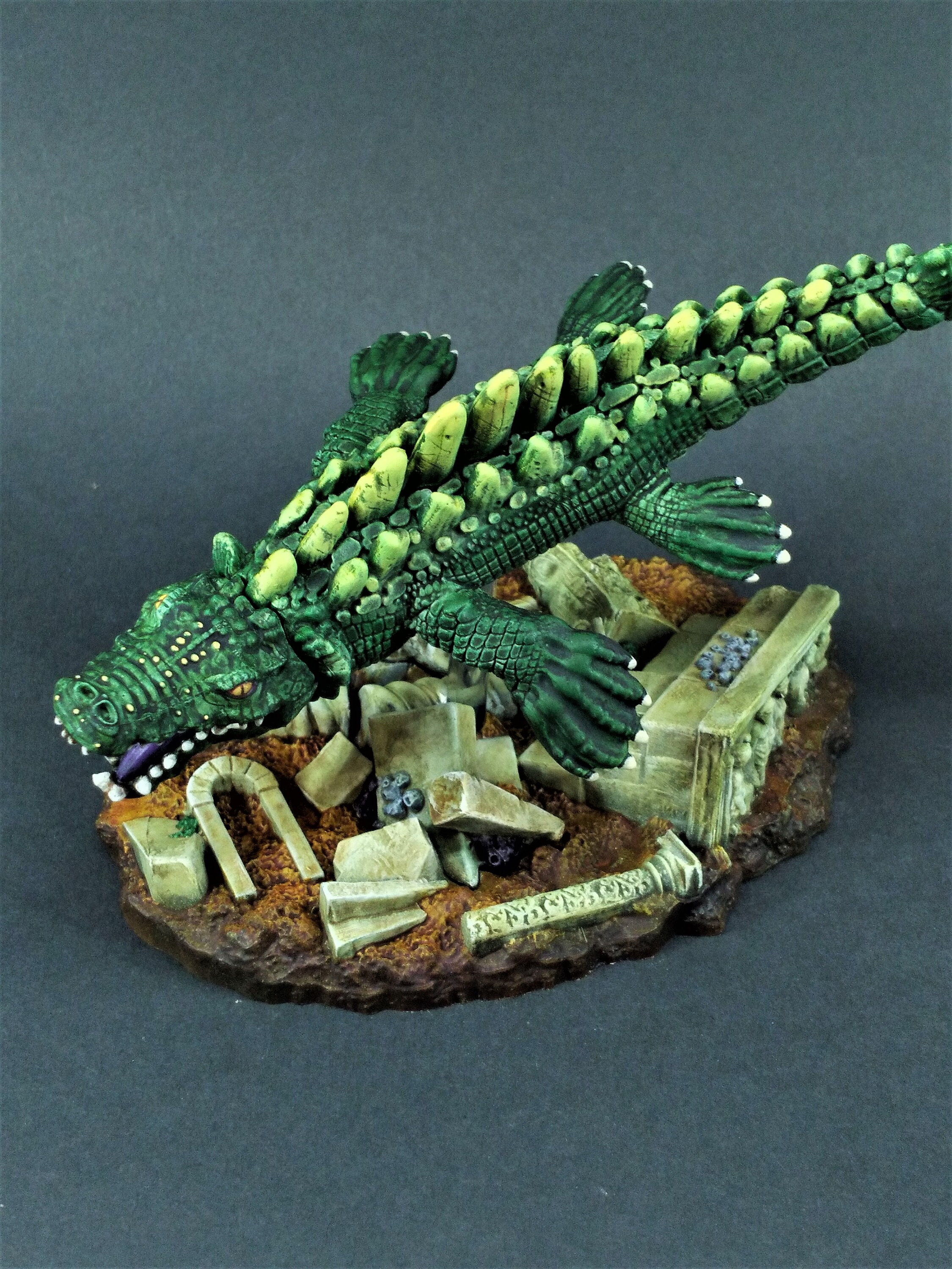 Reaper Miniatures Bones 5 Crocosaurus Sea Monster Unreleased Painted - Etsy