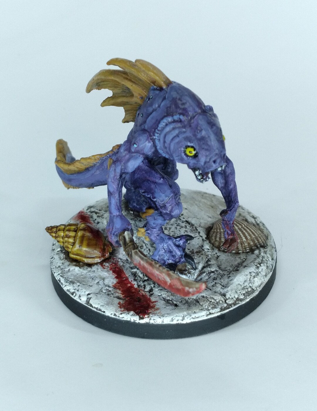 Reaper Bones Miniatures TIIK CHAMPION Kuo-toa Painted - Etsy