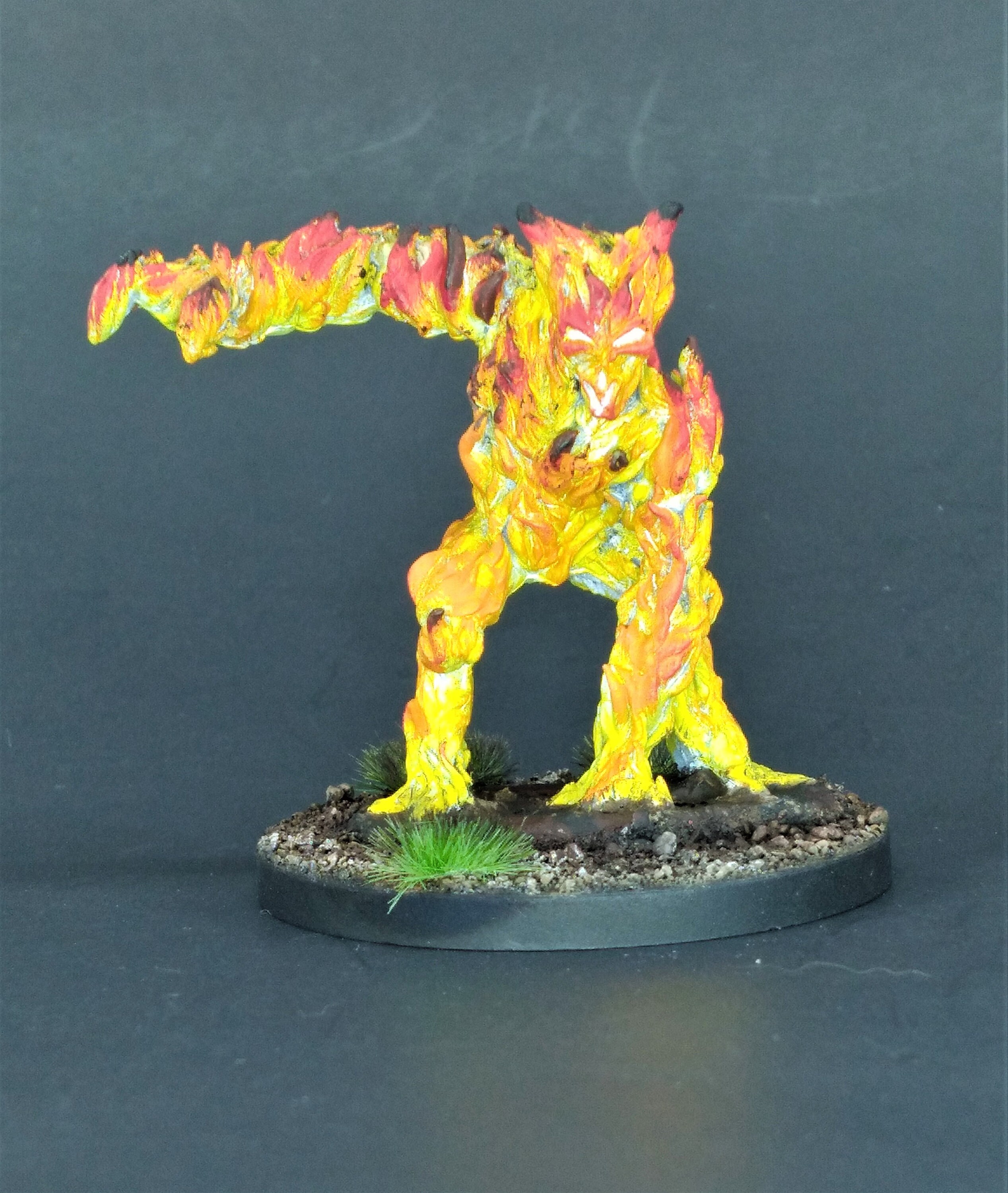 Reaper Metal Miniature Large Fire Elemental Painted - Etsy