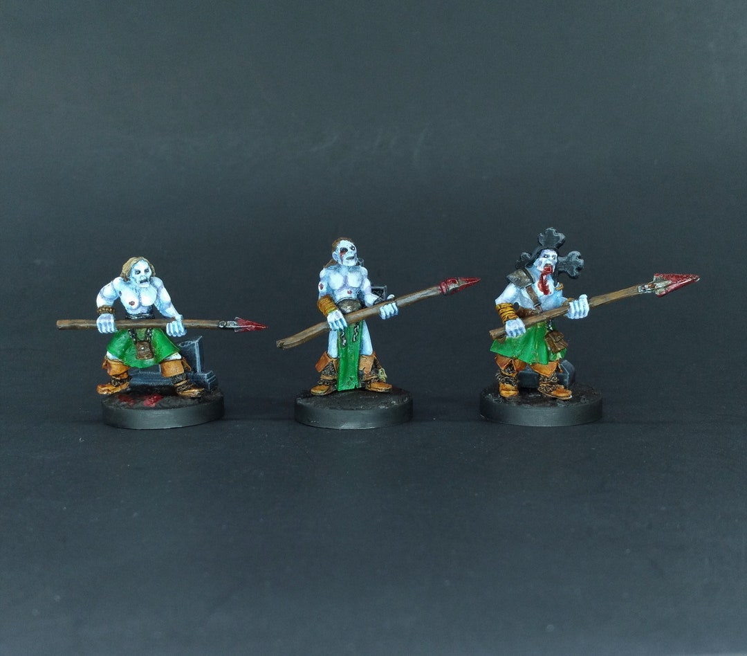 Celtos Fir Bolg Metal Undead Zombie Warriors Painted - Etsy