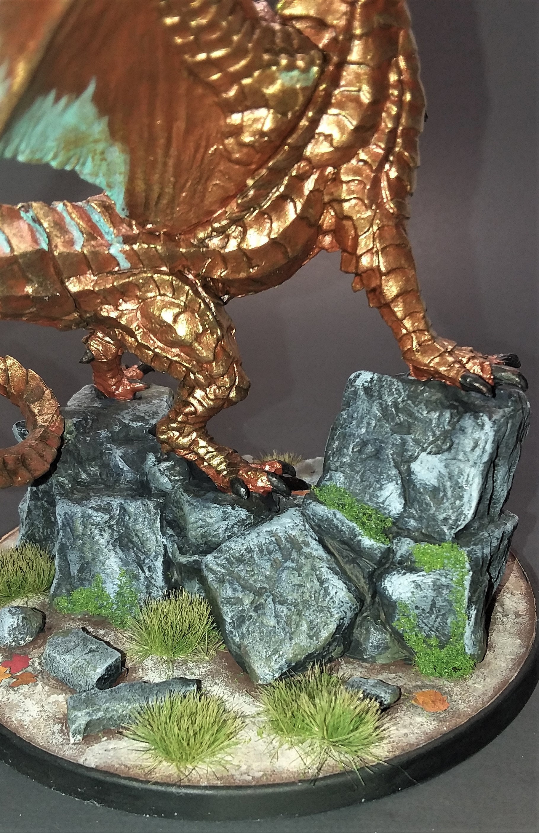 Reaper Bones Miniatures Kyphrixis, Gargantuan Copper Dragon Painted - Etsy
