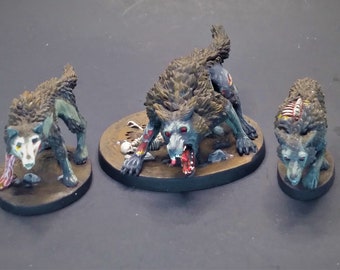 Zombie Dog Miniatures - Etsy