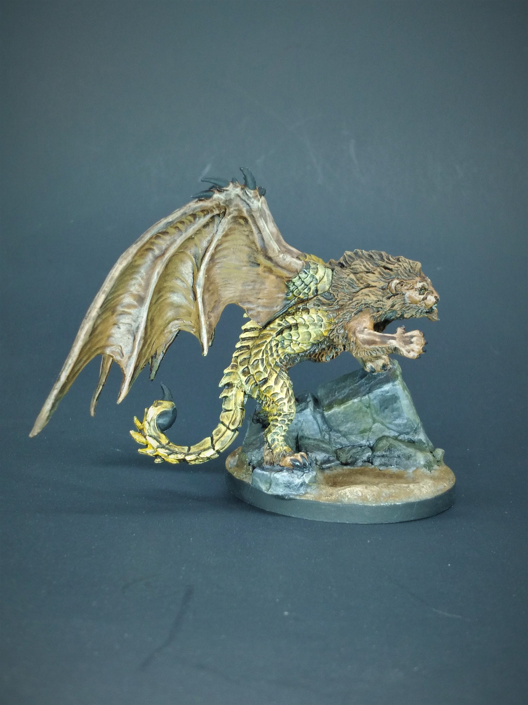 Reaper Bones 5 Unreleased Dragon-lion dragonne Miniature - Etsy