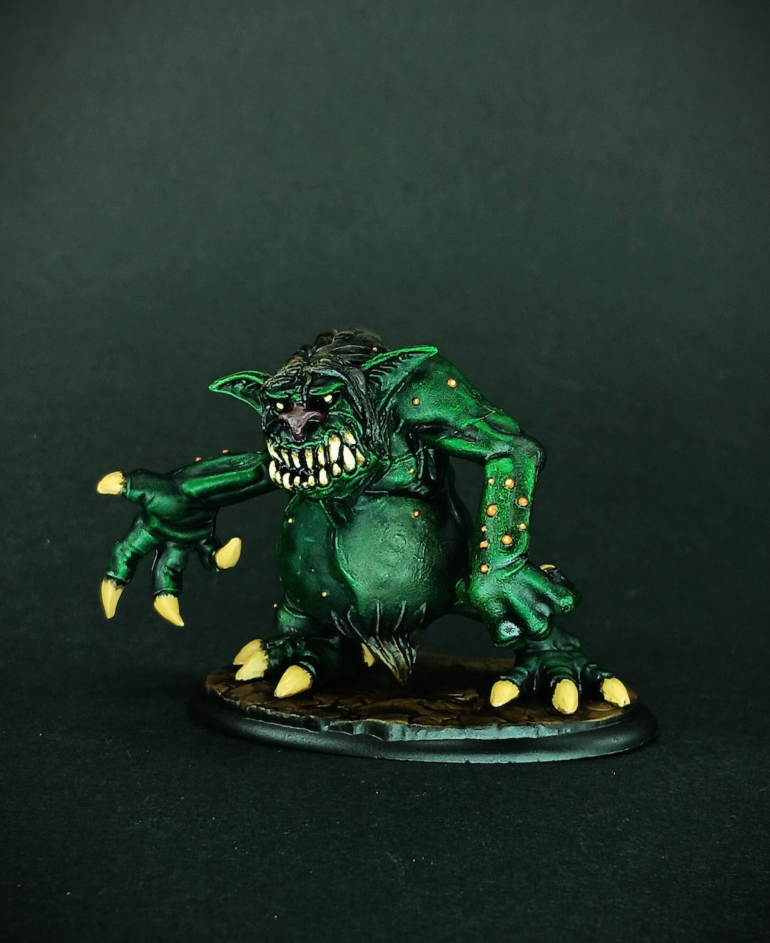 Reaper Miniature Bones Denizens of the Dungeon River Troll (large ...