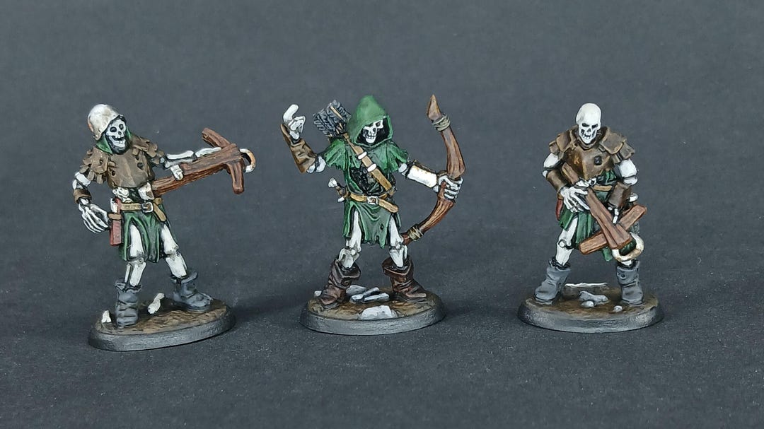 Reaper Miniatures Gravewatch Warrior Archer Skeletons (3) Painted - Etsy