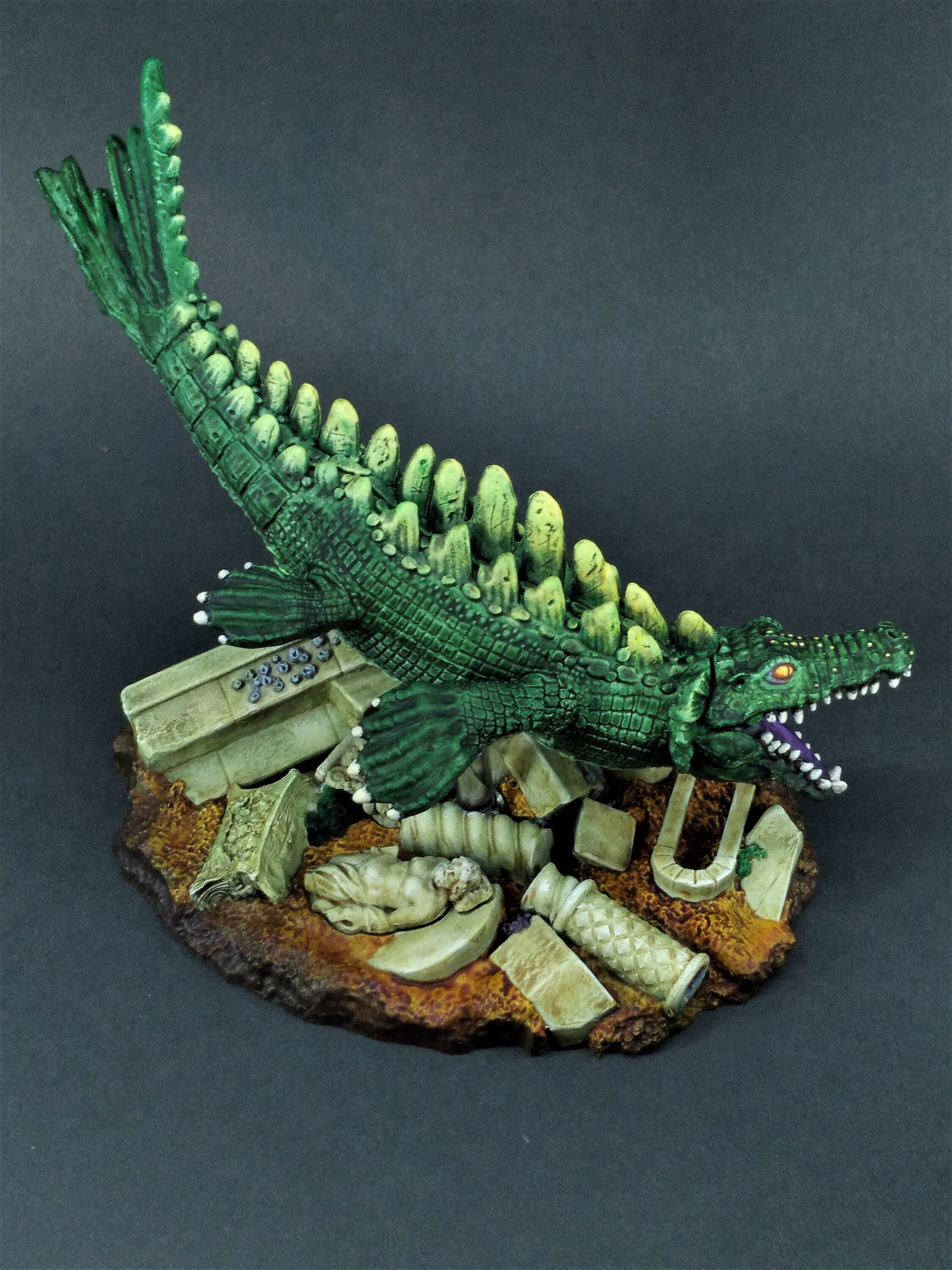 Reaper Miniatures Bones 5 Crocosaurus Sea Monster Unreleased Painted - Etsy