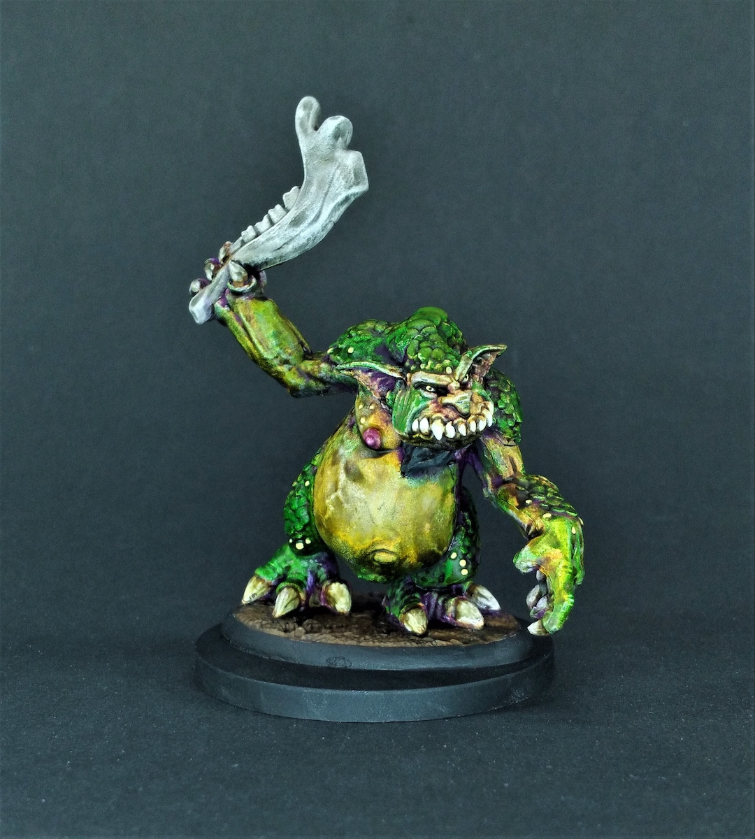 Reaper Bones Miniatures Cave Troll Swamp Ogre Painted - Etsy