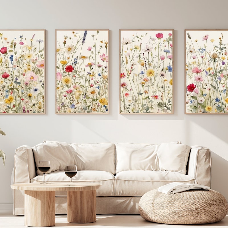 Modern Botanical Art - Etsy