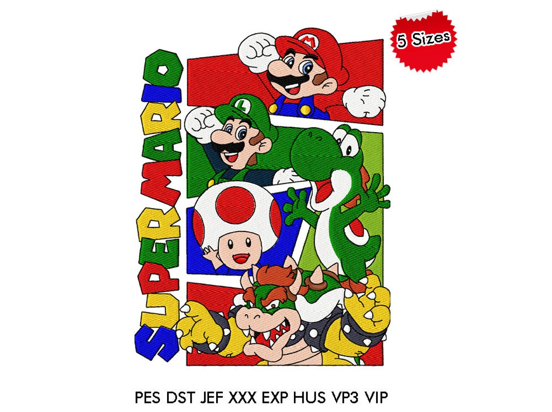 Video Game 80's 90's 00's Machine Embroidery Design, Embroidery ...