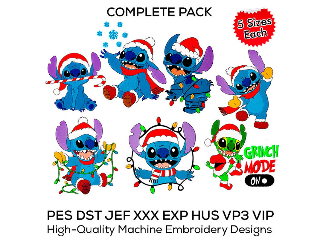 Stitch Complete Machine Embroidery Design, Full Pack Stitch Embroidery ...